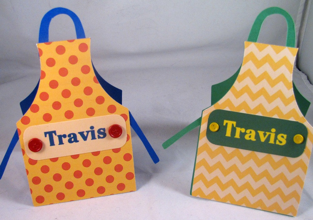 Apron Style Personalized Placecards /food Label Placards on Luulla